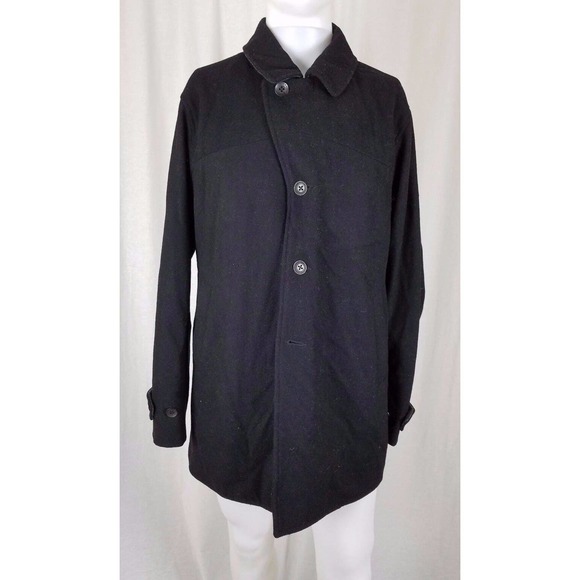 Five Four | Jackets & Coats | Five Four Wool Asymmetrical Button Up Peacoat Coat Shirt Jacket ...